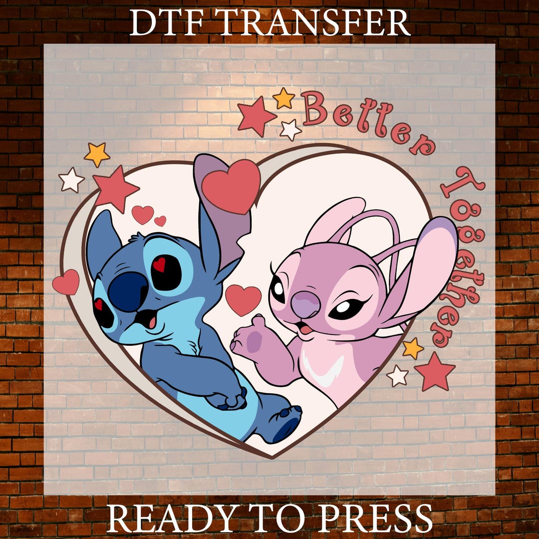 Stitch Better Together Design Dtf, Valentine Stitch Design Dtf, Love ...