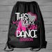 Dance Backpack Dance Cinch Bag Dance Drawstring Bag Dance Gift Recital ...