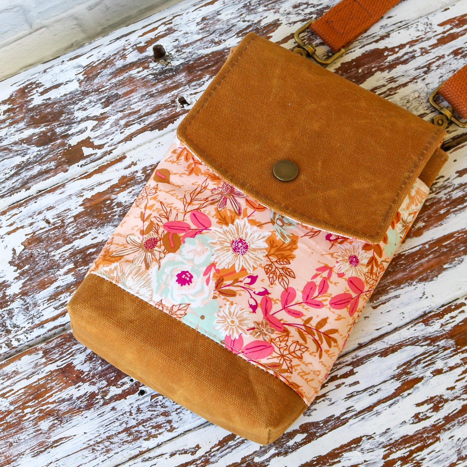 HANDMADE BAG Original Vignette Phone Crossbody Design Many Pockets ...