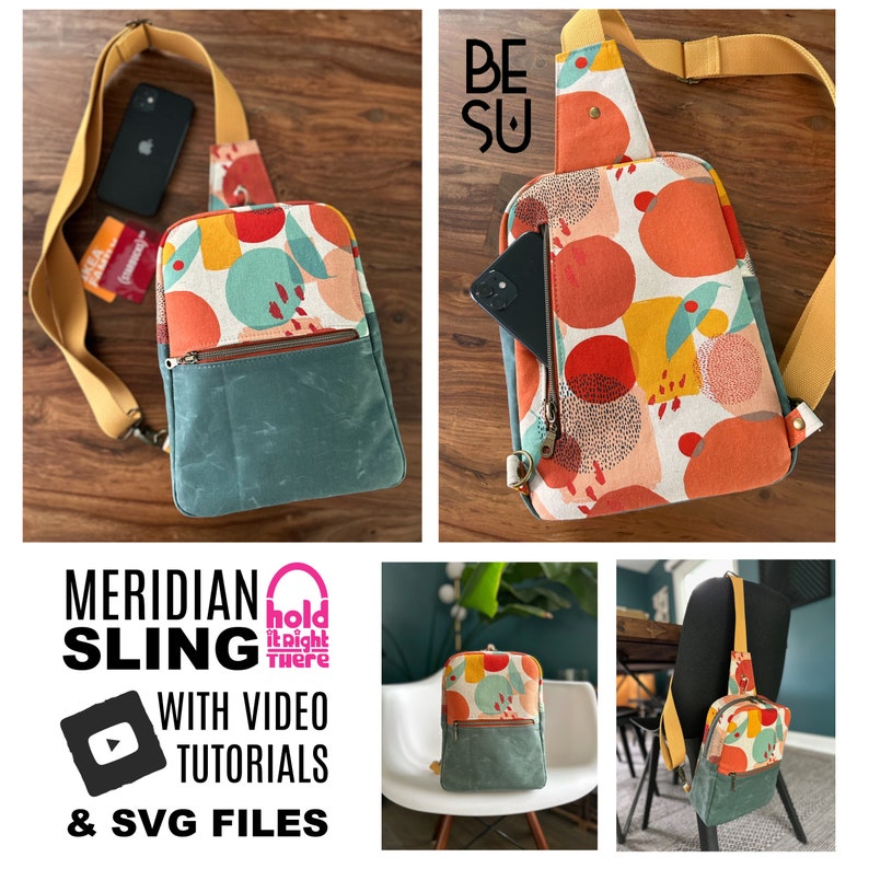 PDF SEWING PATTERN Meridian Sling Bag With Tutorial Video - Etsy