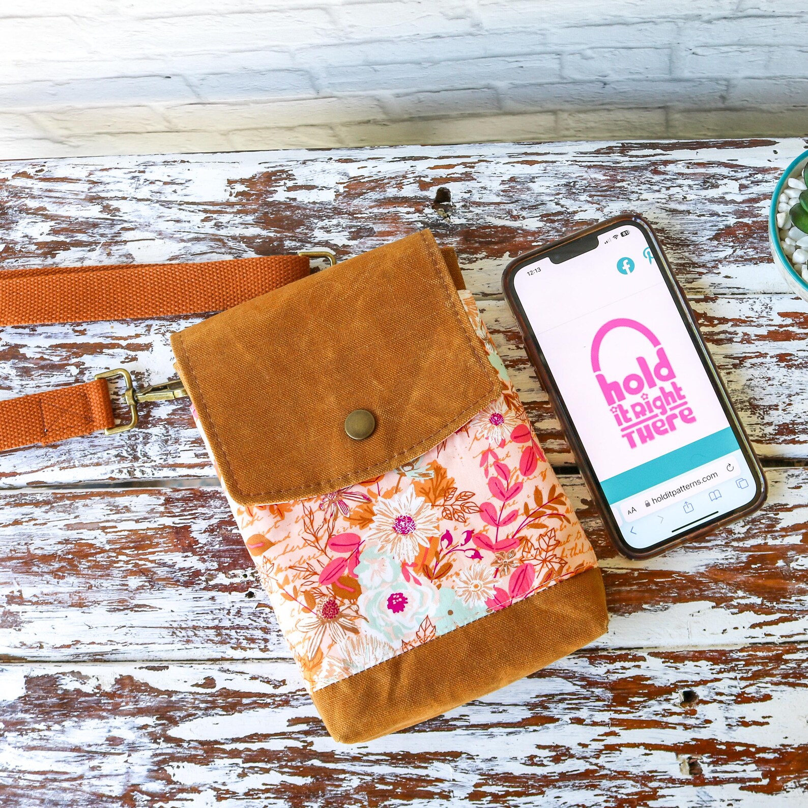 HANDMADE BAG Original Vignette Phone Crossbody Design Many Pockets ...