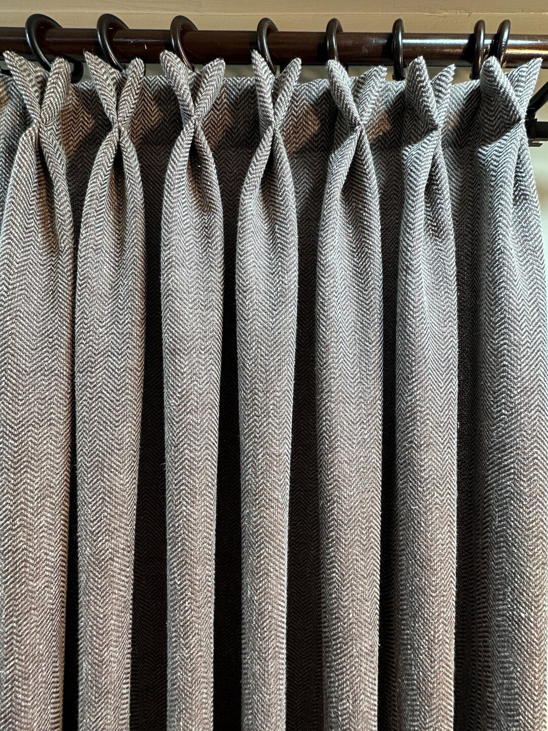 Eco-friendly Cherry Red Linen Curtain / Drapes Perfect for Modern ...