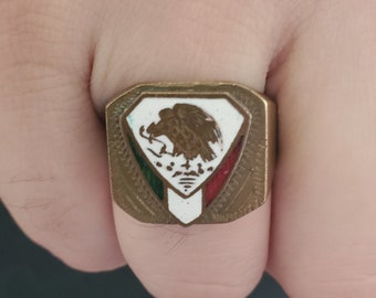 Mexican Biker Ring - Etsy