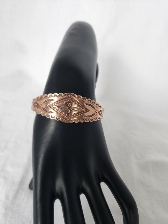 Vintage Native American Design Marked "Solid Copper" … - Gem
