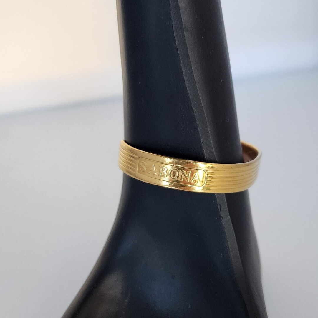 Vintage Sabona Gold Tone Over Copper Cuff Bracelet Made in the USA ...