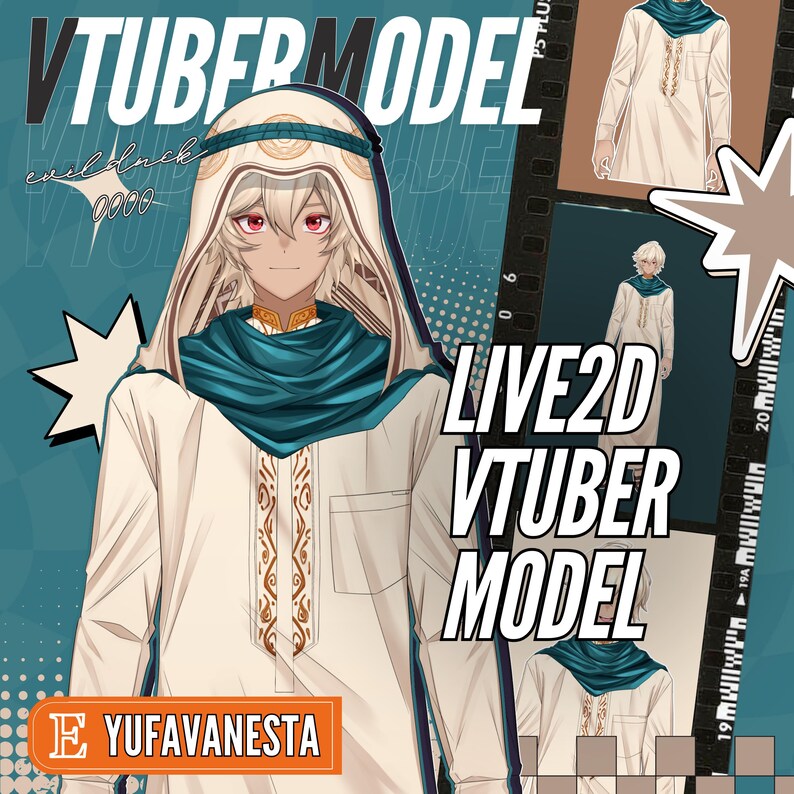 CUSTOM VTUBER Model Male or Female Commercial Use Vtuber Asset Live2d ...