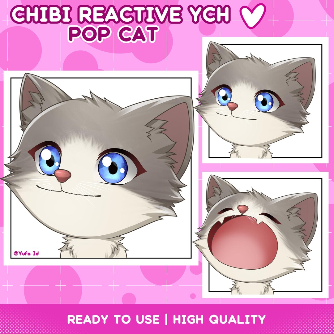 Custom Chibi Pngtuber Art Chibi Pngtuber Art Chibi YCH Reactive - Etsy