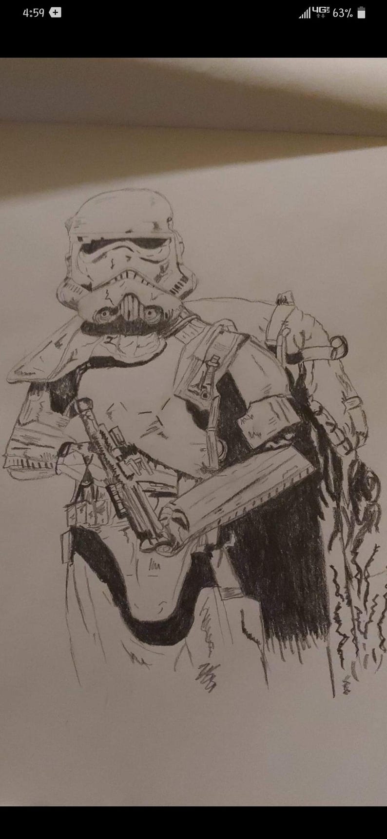 Stormtrooper Star Wars Drawing - Etsy