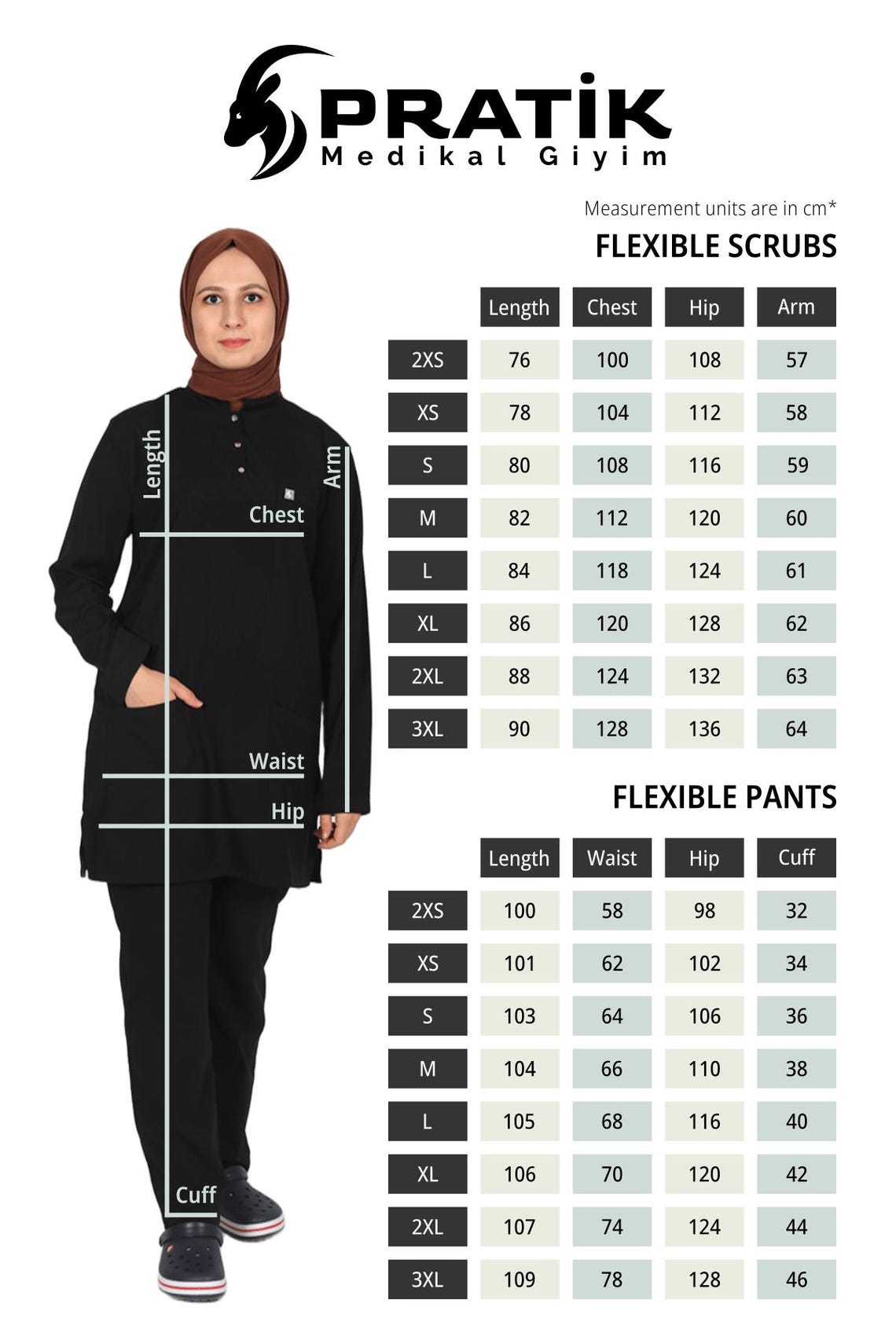 Turquoise Muslim Scrubs Set – 4 Way Stretch Hijab Nurse, Dentist ...