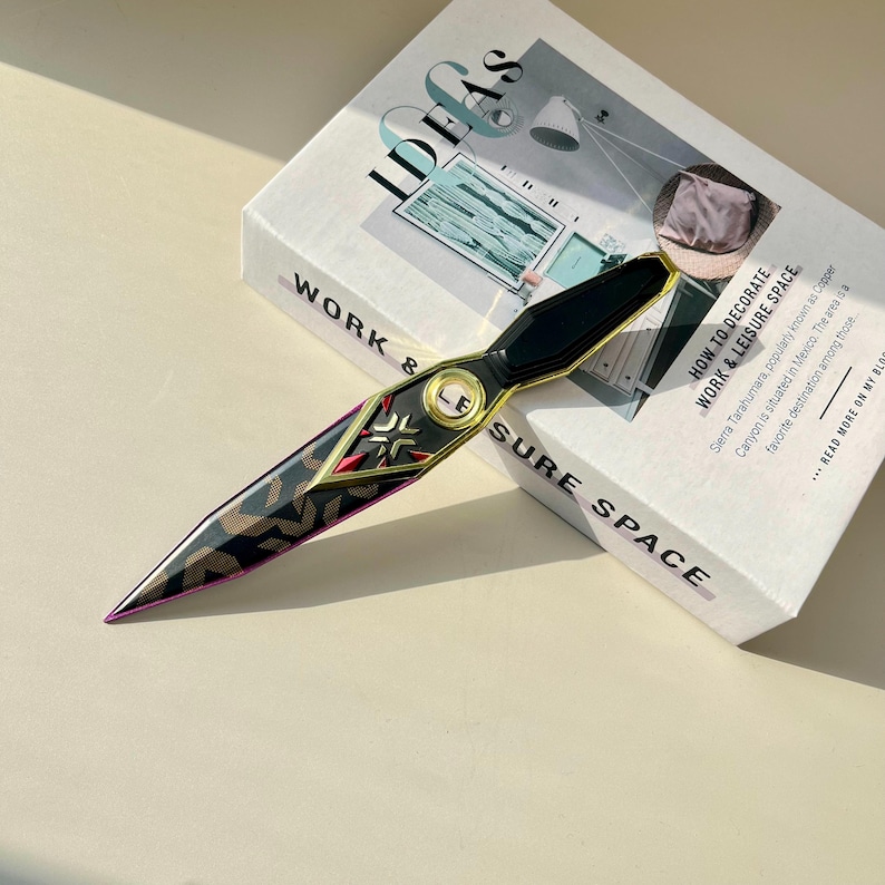 Valorant Champion 23 Kunai , Handmade Knife, Alloy 3D Carving Model ...