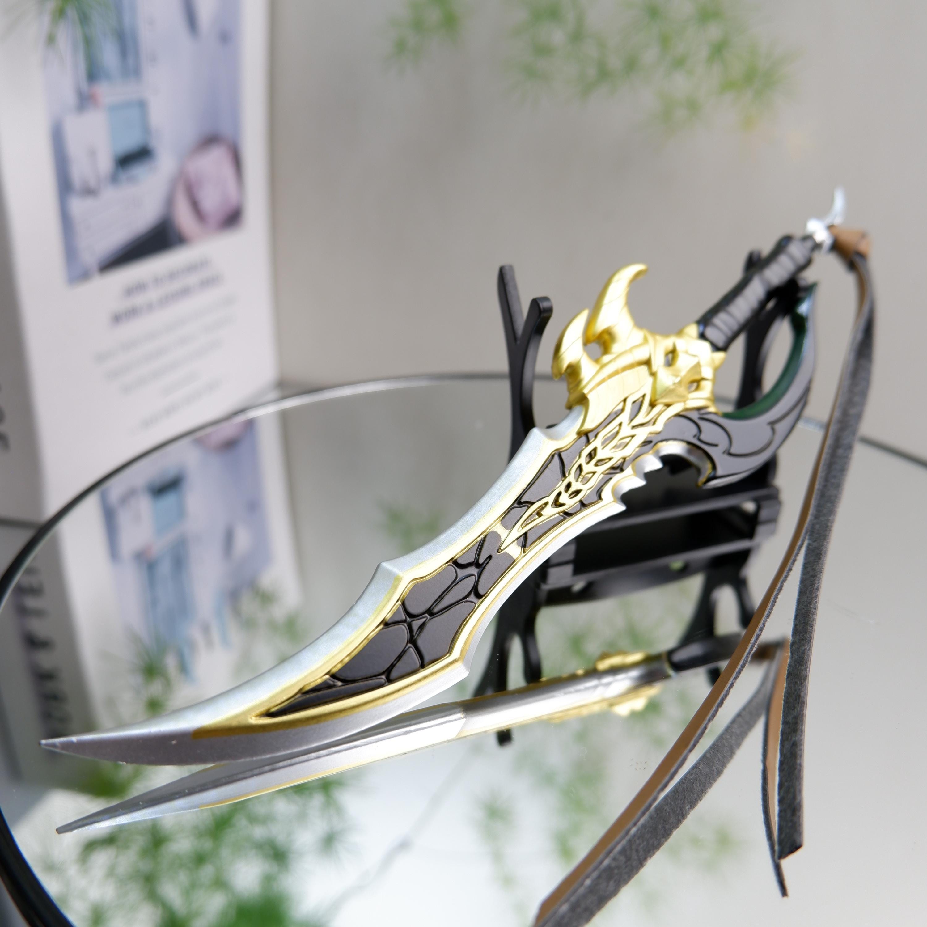 Solo Leveling Venom Fang Samurai Sword Anime Peripheral Metal Model ...