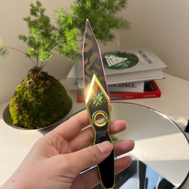 Valorant Champion 23 Kunai , Handmade Knife, Alloy 3D Carving Model ...
