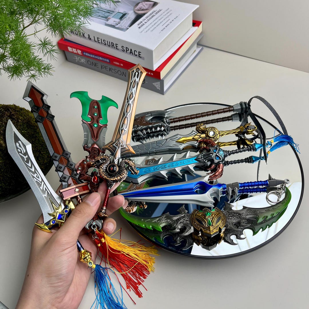 Fan World of Warcraft, Frostmourne, Thunderfury, Warglaives of Azzinoth ...