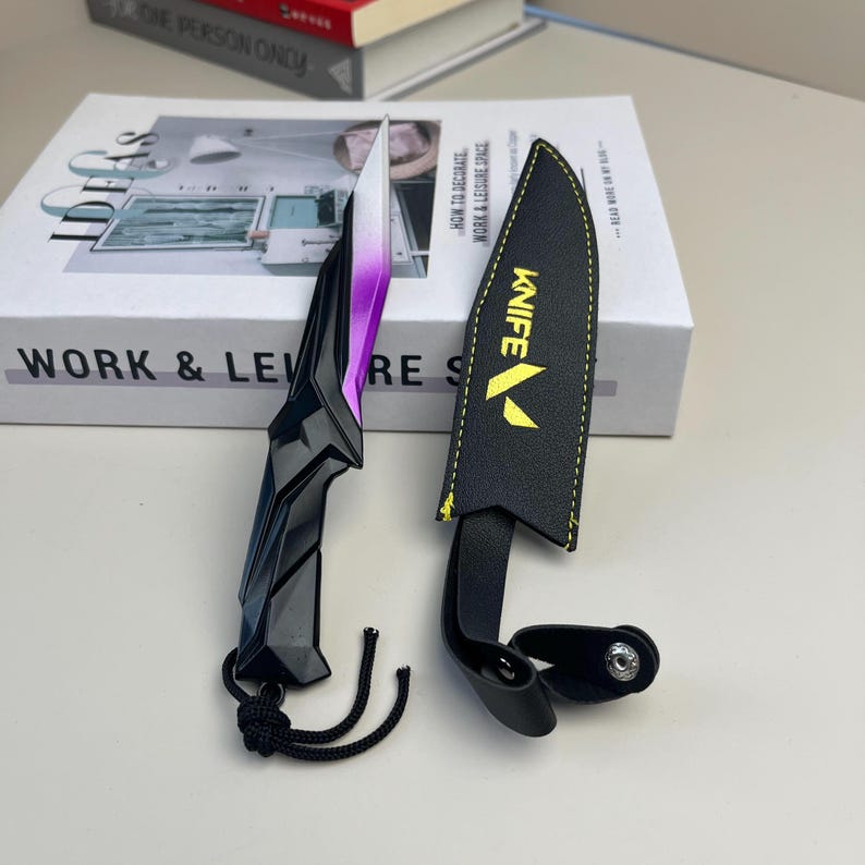Valorant Singularity Knife, Valorant Knife, Trainer Knife With Holster ...