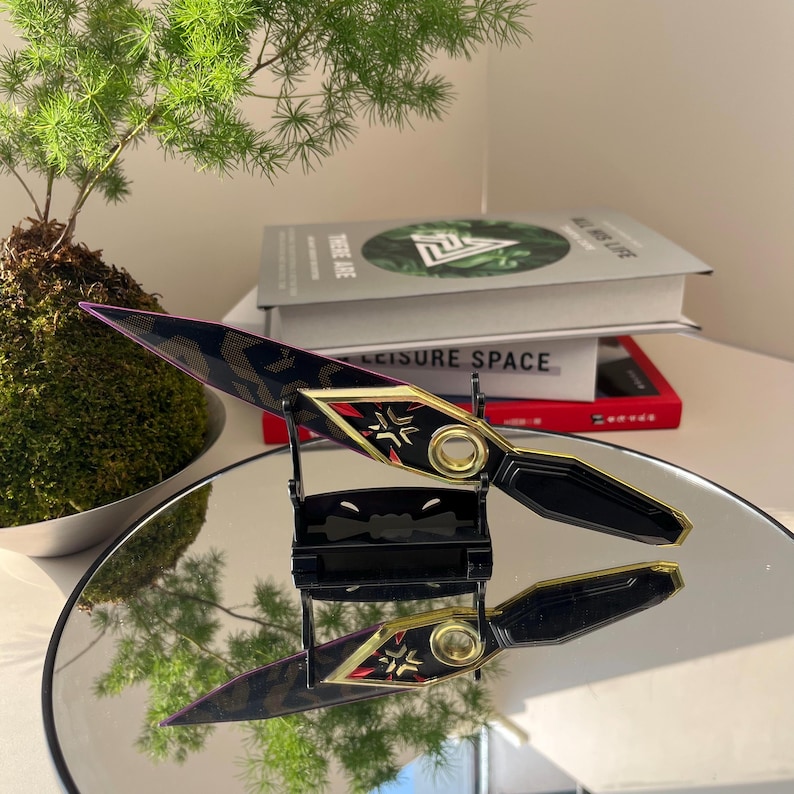 Valorant Champion 23 Kunai , Handmade Knife, Alloy 3D Carving Model ...