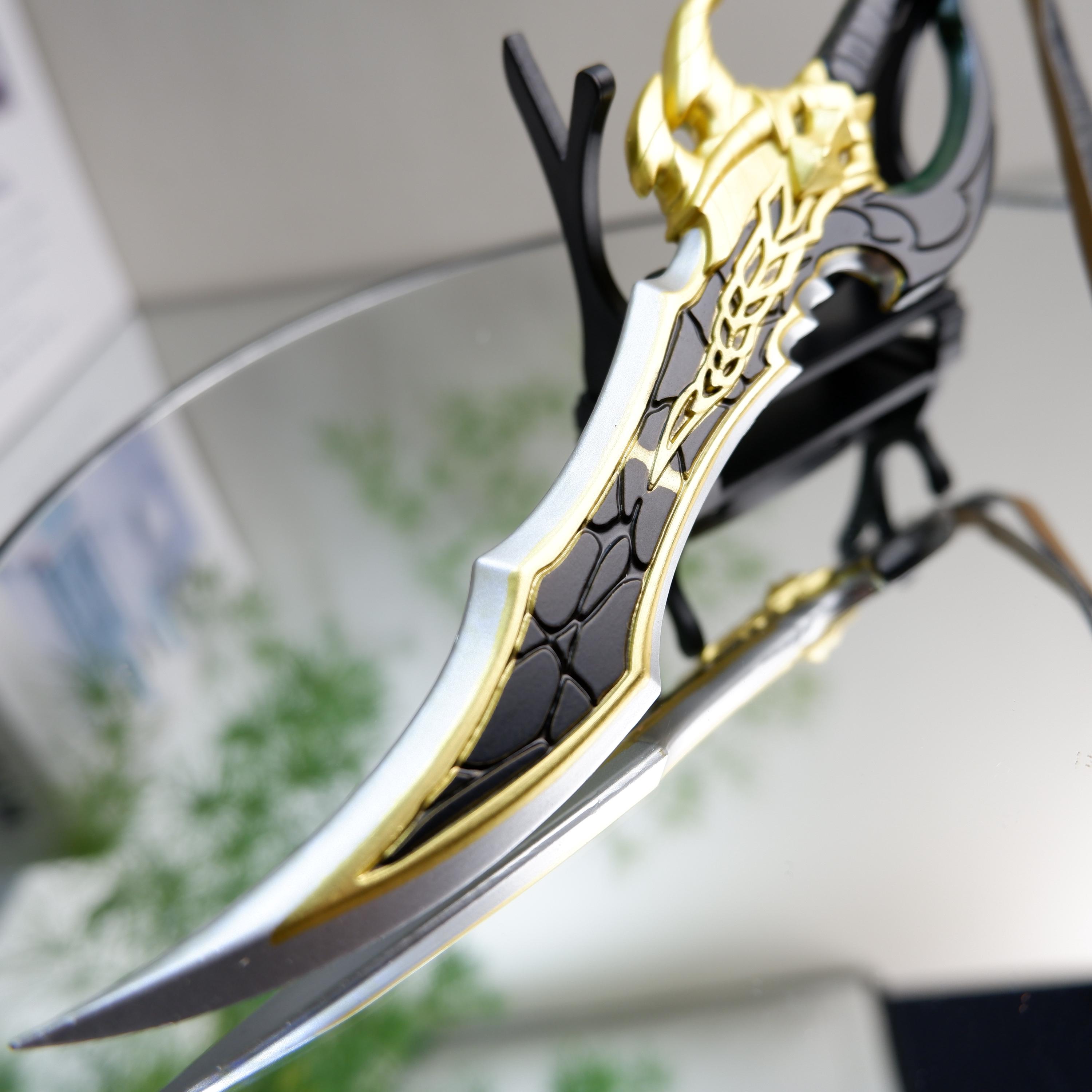Solo Leveling Venom Fang Samurai Sword Anime Peripheral Metal Model ...