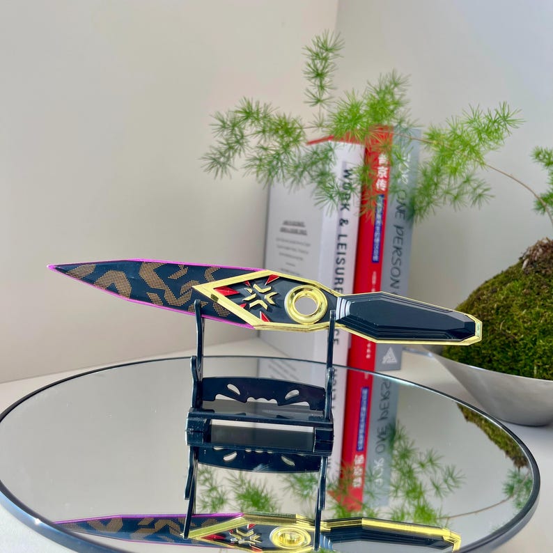 Valorant Champion 23 Kunai , Handmade Knife, Alloy 3D Carving Model ...