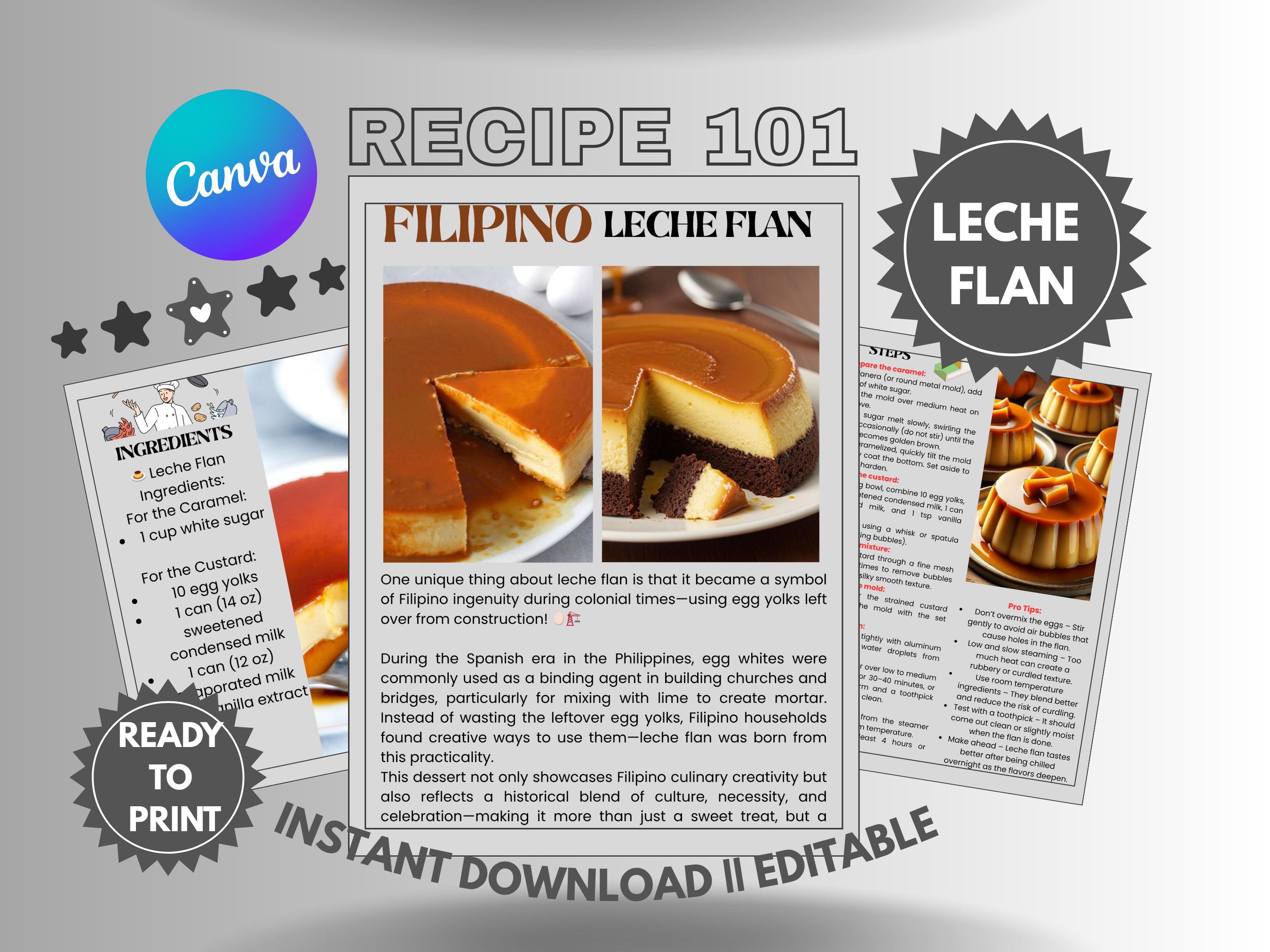 Simple Recipe Card Template, Ready to Print Recipe Card, A4 Recipe Card ...