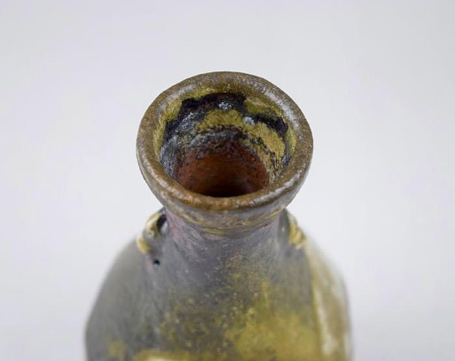 Ken Matsuzaki Japanese Shino Tokkuri Ceramic Sake Bottle Handcrafted ...
