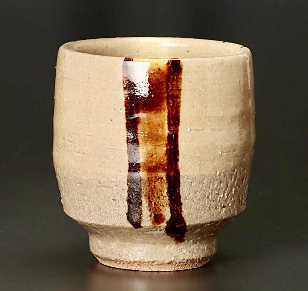 Shoji Hamada Ceramic Yunomi Tea Cup Japanese National Treasure Japanese ...