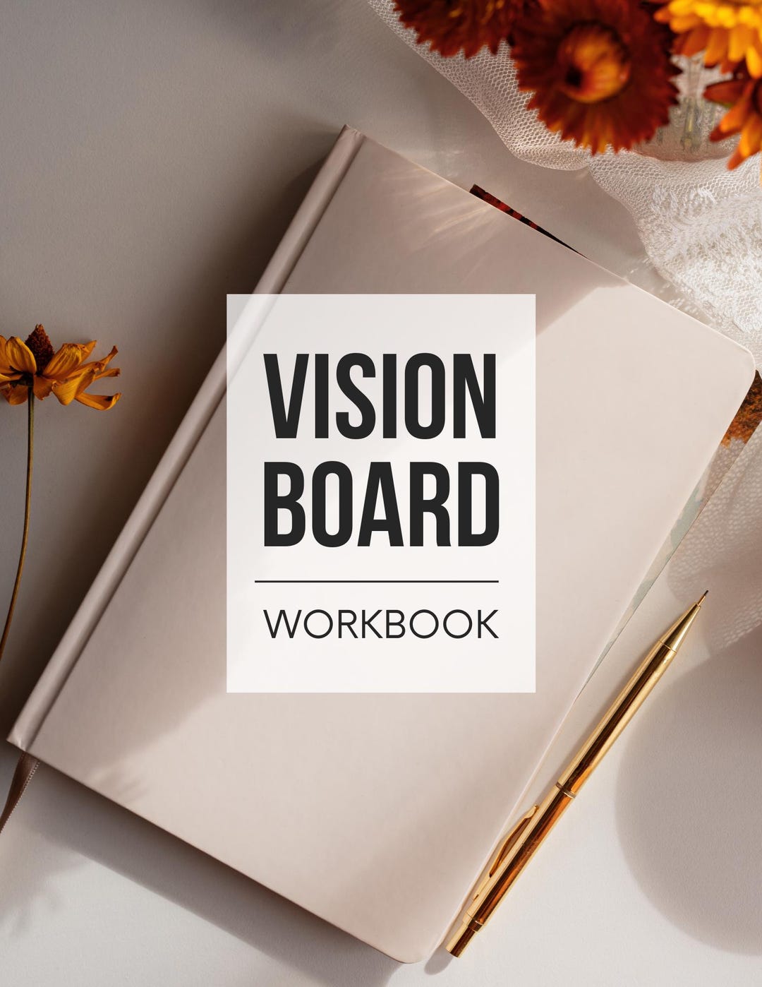 Vision Board Workbook Goal Setting and Visualization Planner Manifestation Journal for Dreams ...