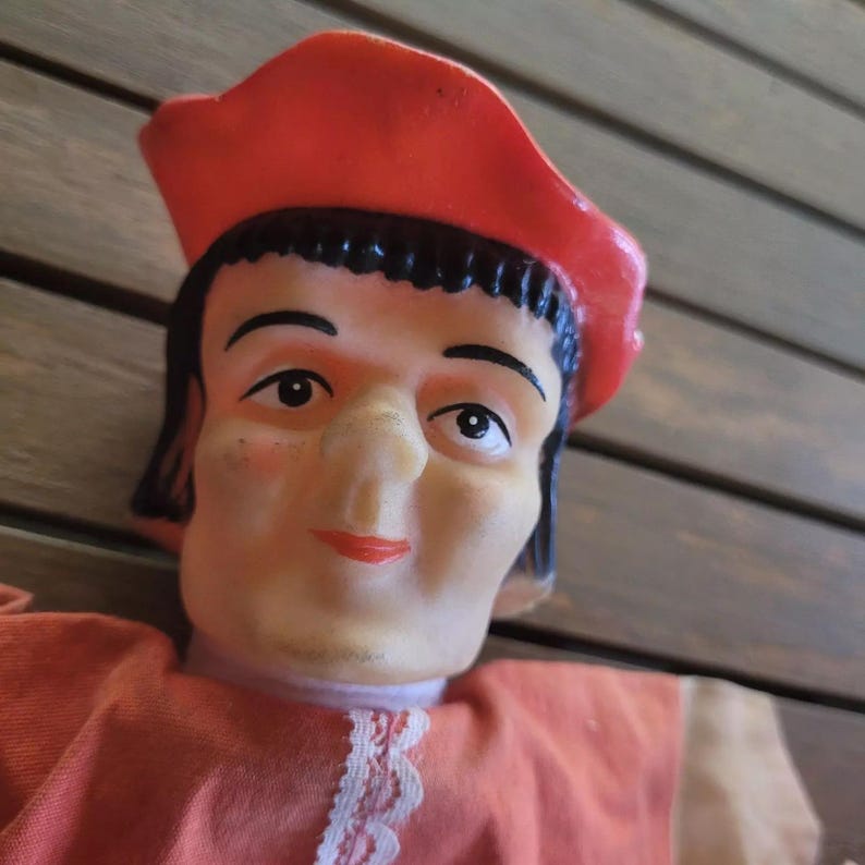 3 Vintage 1960s Hand Puppets King Queen and Sir - Etsy