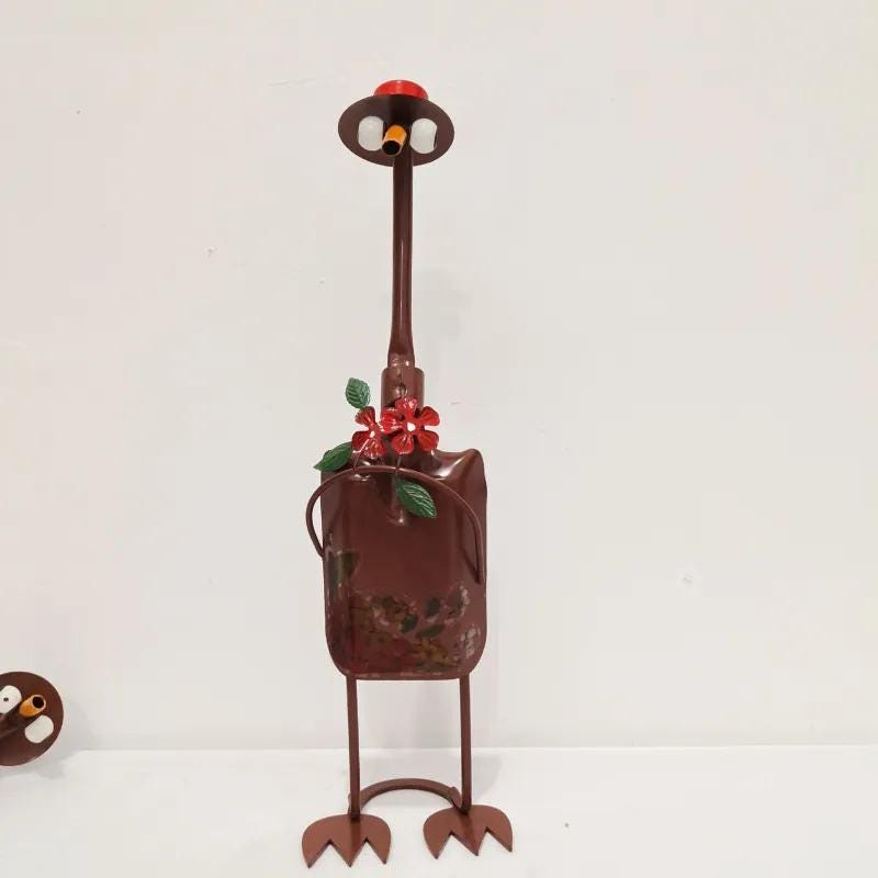 Cute Duck Garden Art Shovel Spade Art Craft Wrought Iron Decoration ...