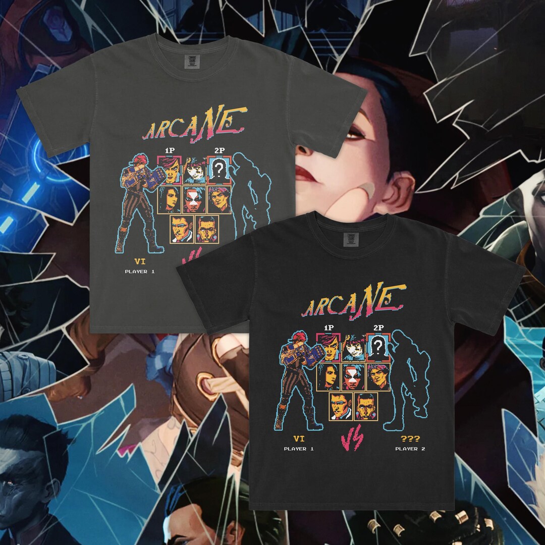 Arcane Fighting Game Style Design, League of Legends, Vi, Jinx, Powder ...