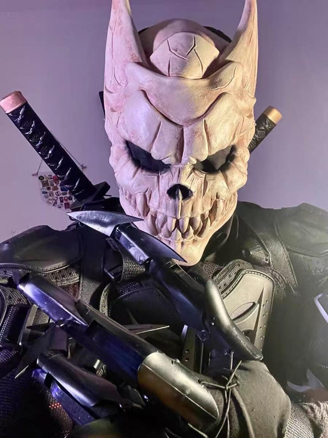 Handmade Kaiju No. 8 Masks, Cosplay Mask, Japanese Masks, Kafka Hibino ...