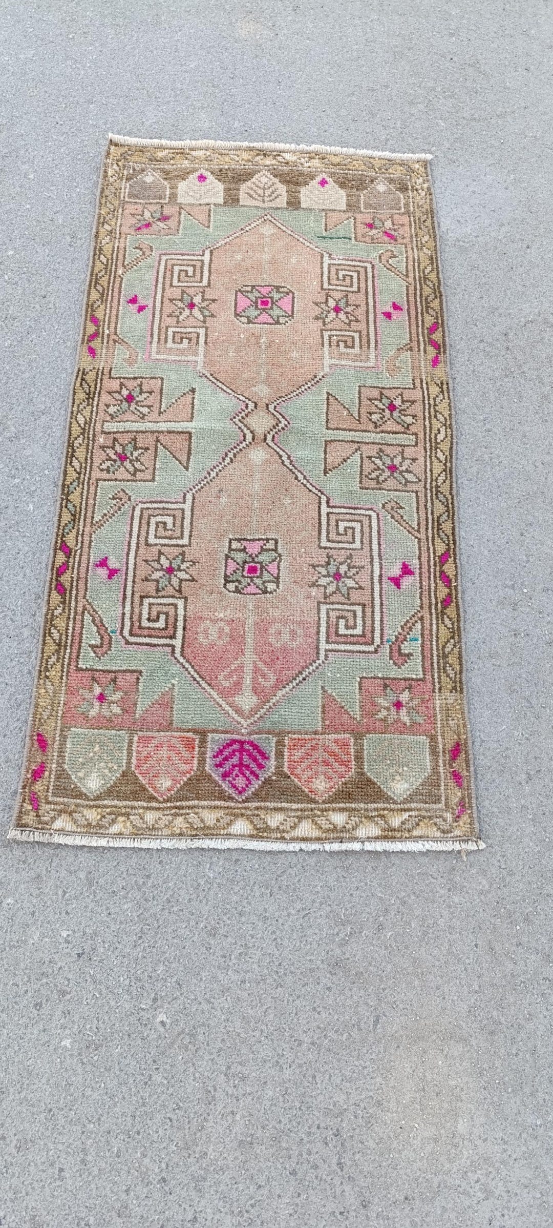 2x4 Rug, 2x4 Turkish Rug, 2x4 Oushak Rug, Small Rug, Bathroom Rug ...