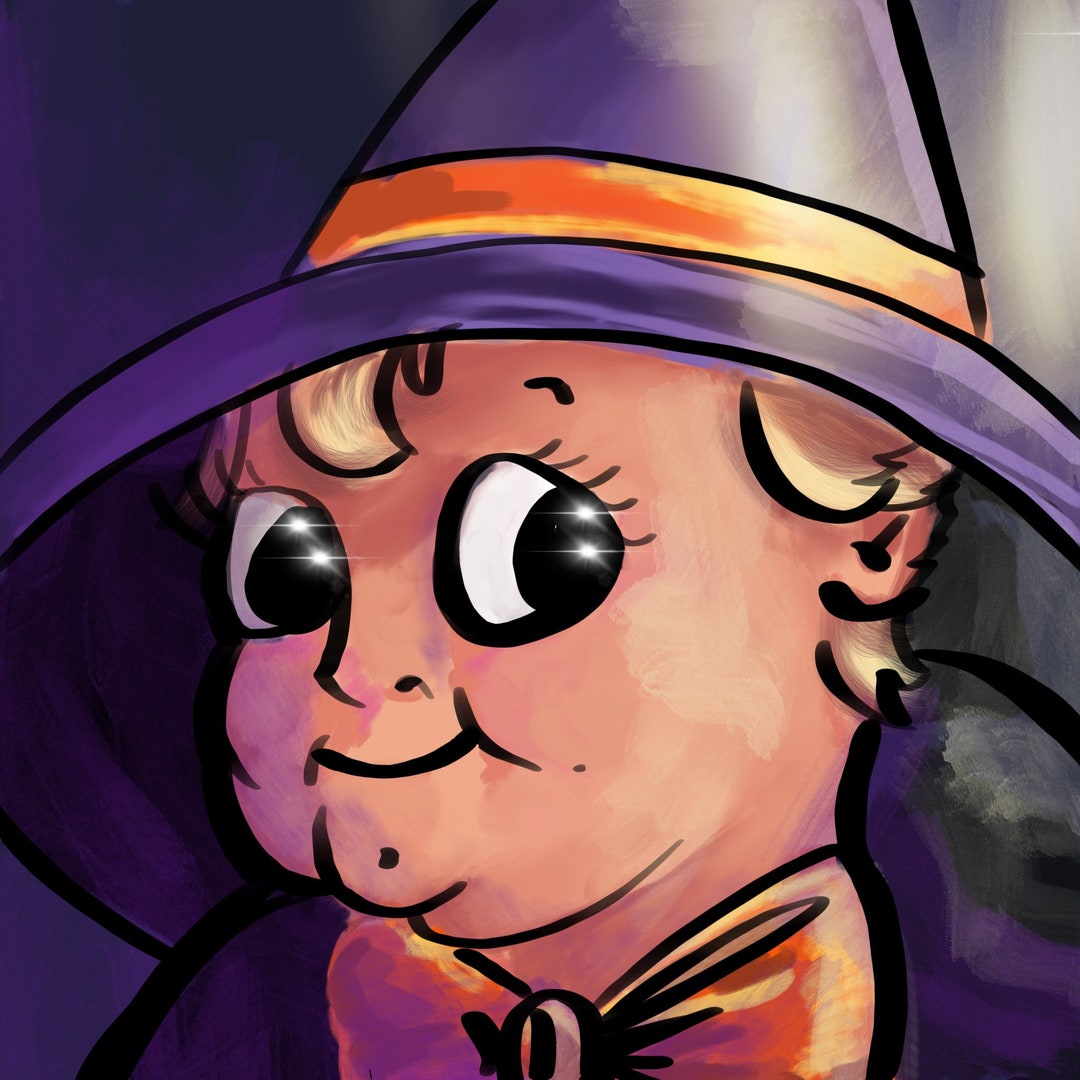 Chunky Witch Babe 8.5 X 11 - Etsy