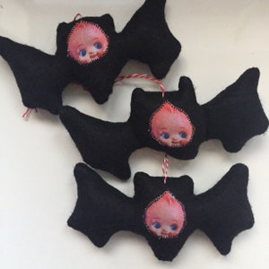 Kewpie Bat Ornaments - Etsy