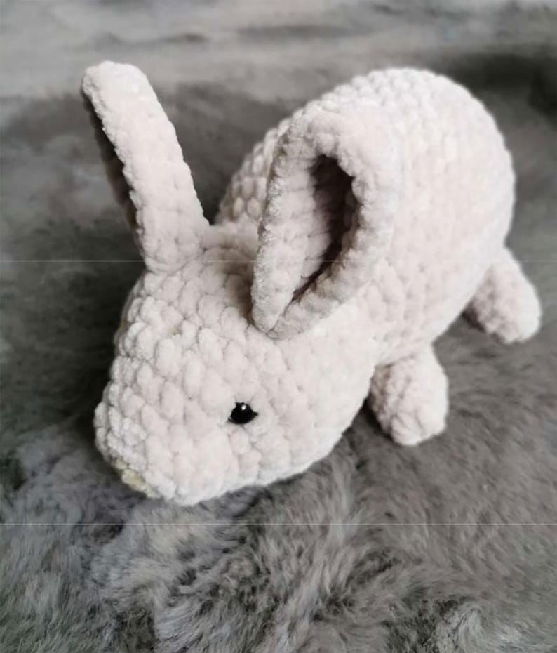 Realistic Bunny Crochet Pattern Amigurumi Easter Plush Bunny Tutorial ...