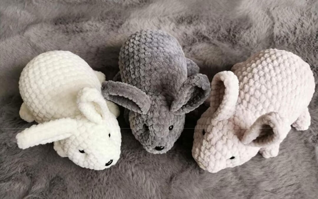 Realistic Bunny Crochet Pattern Amigurumi Easter Plush Bunny Tutorial ...