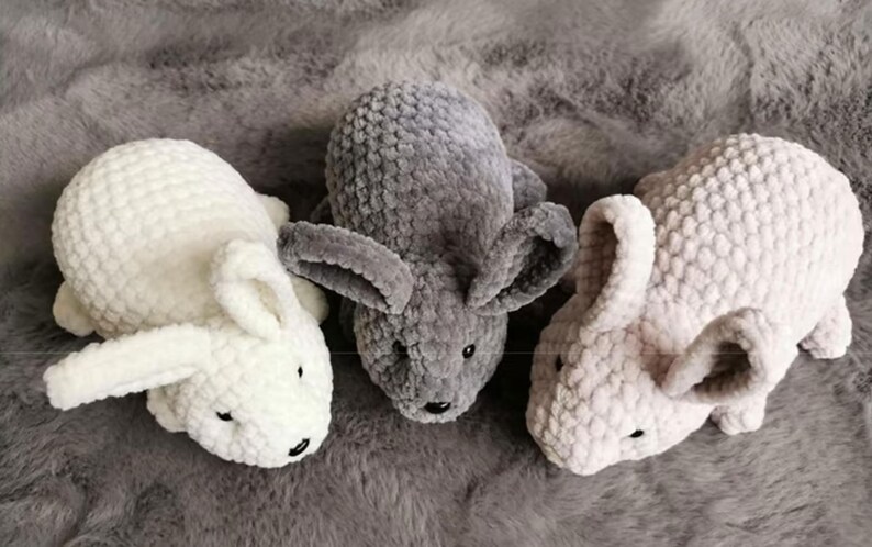 Realistic Bunny Crochet Pattern Amigurumi Easter Plush Bunny Tutorial ...