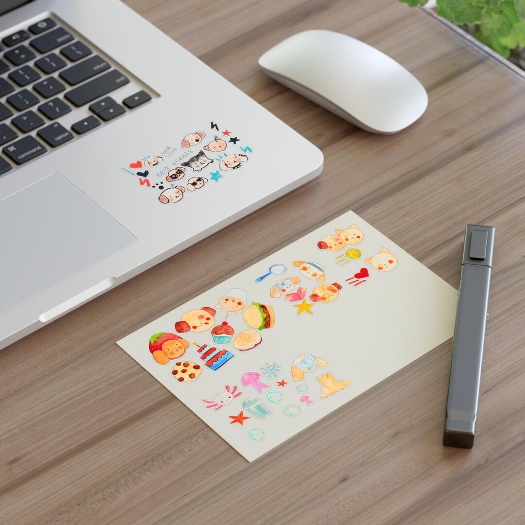 Cutecore Animals Sticker Sheets - Etsy