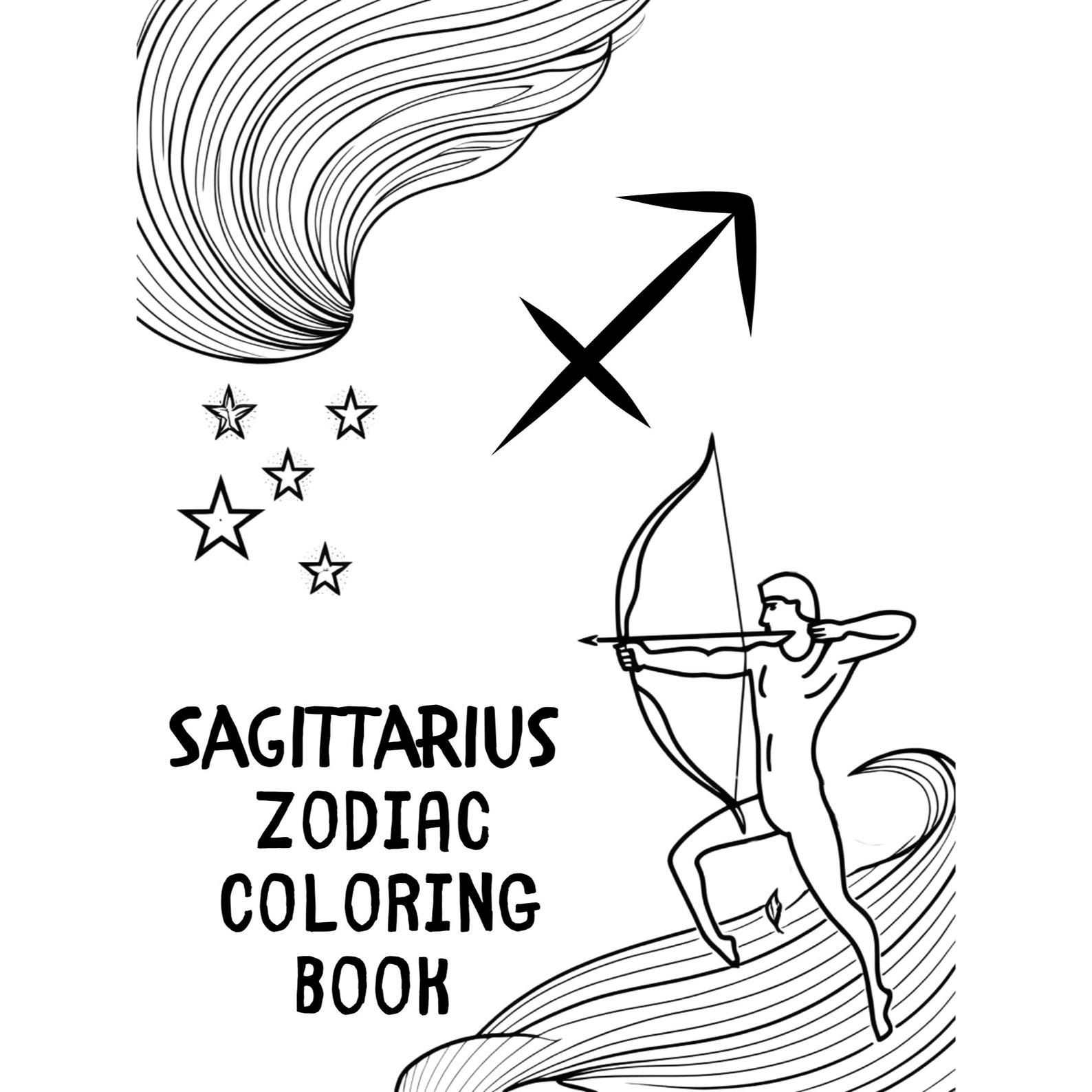 Sagittarius Zodiac Coloring Pages,sagittarius Png,sagittarius Art ...