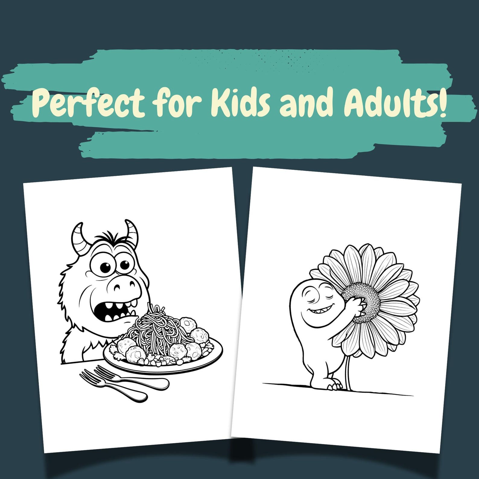 Cute Monster Coloring Pages, Monster Coloring Books, Cute Monsters 30 ...