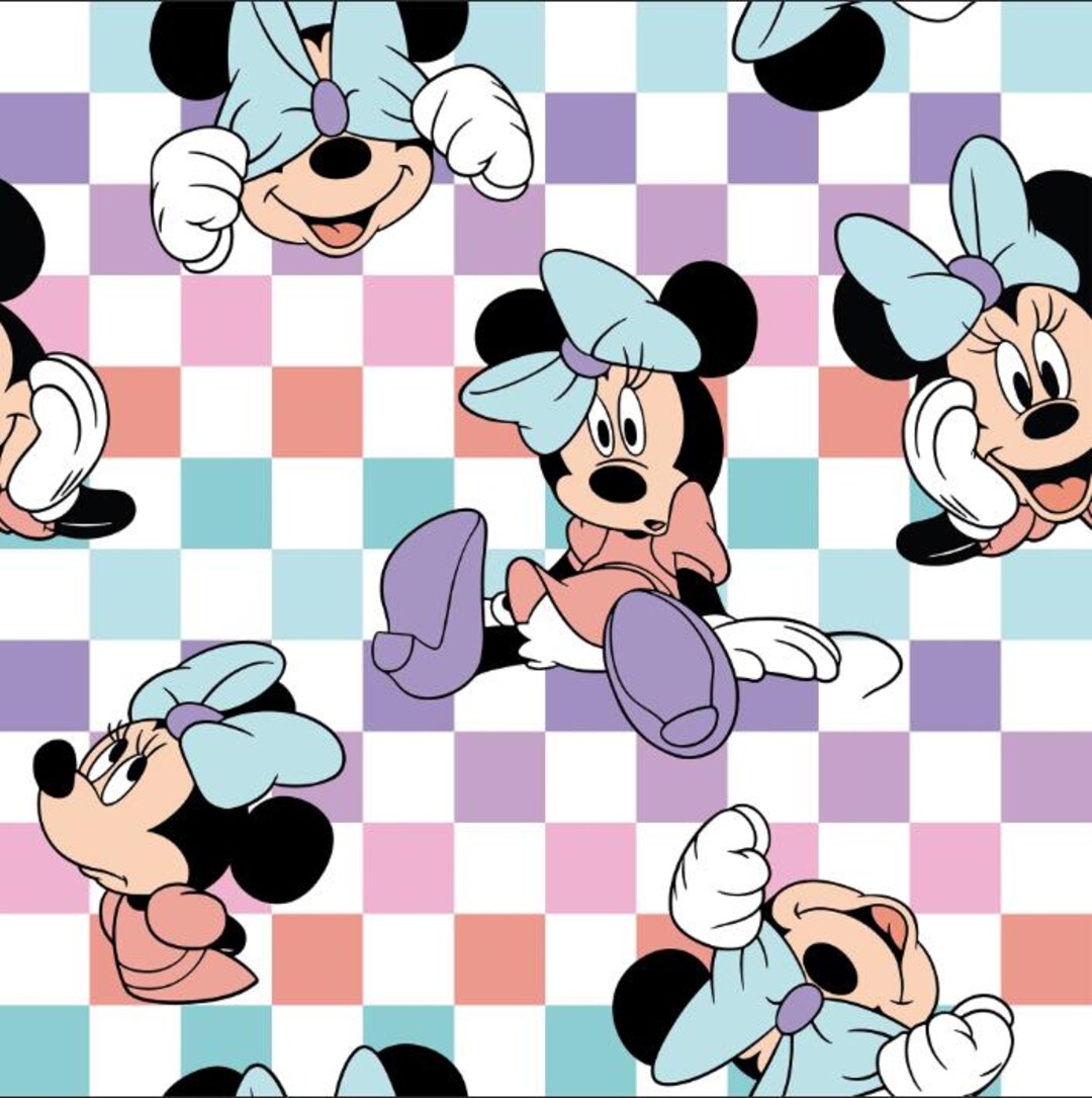 Disney Mickey Mouse & Minnie Mouse Fabric Magical Mouse Fabric Anime ...