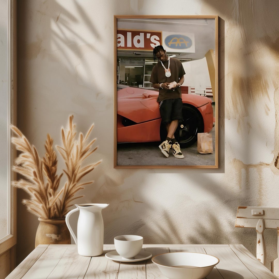 Travis Scott Poster Cover,travis Scott Posters Printable, Hypebeast ...