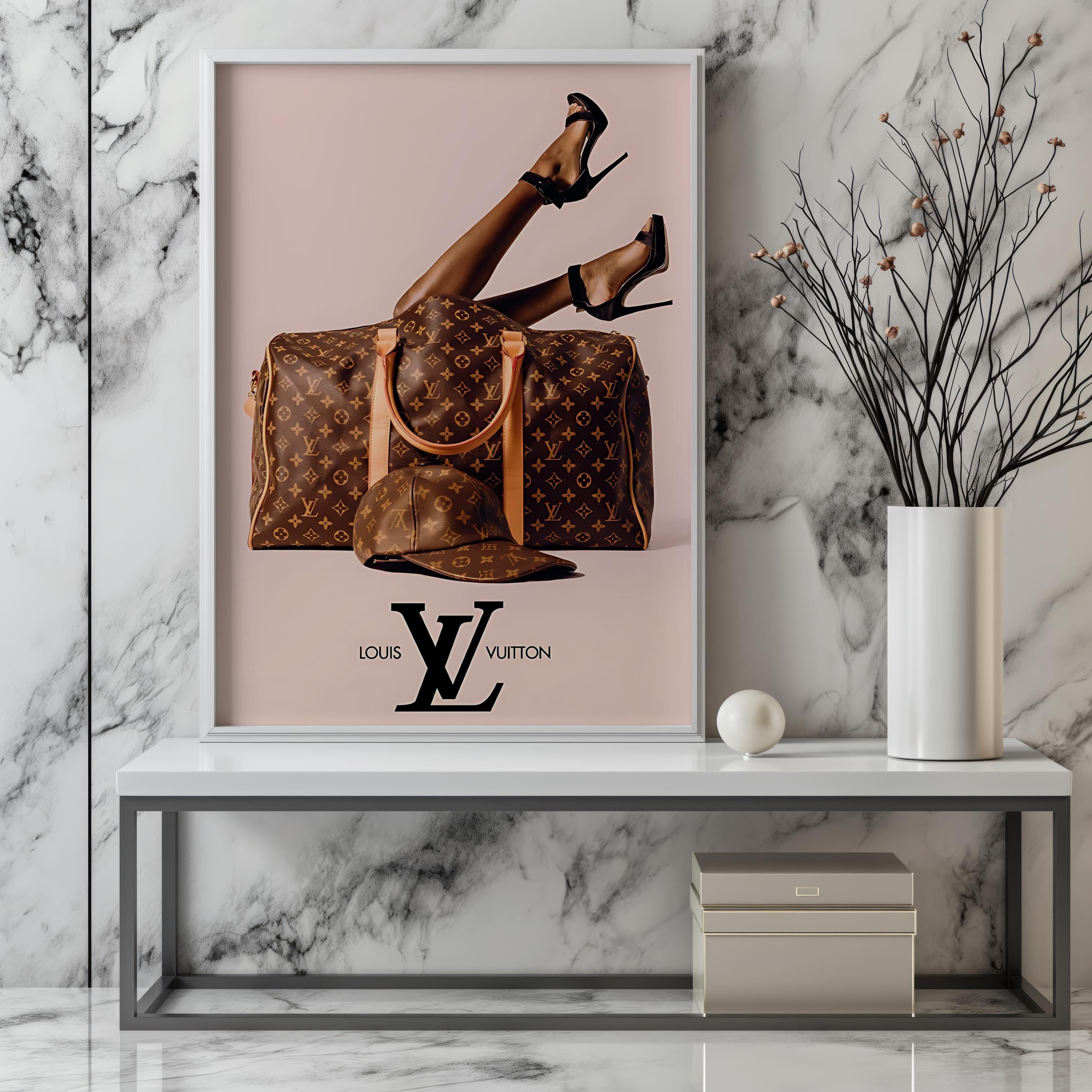 Louis Vuitton Art Print Luxury Sports Decor Fashion Wall Art Instant ...