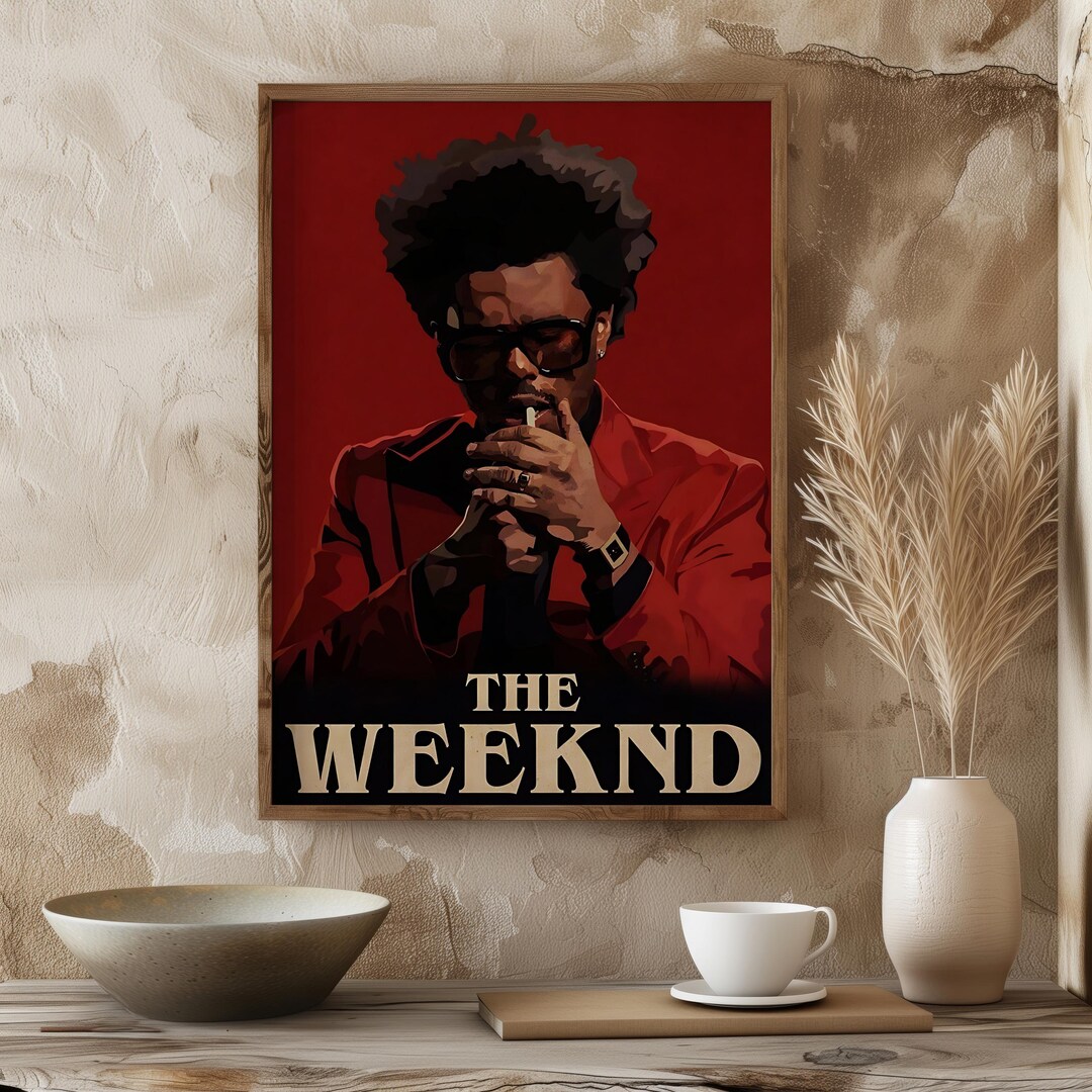 The Weeknd Cover Wall Poster Printable Instant Download High Quality ...