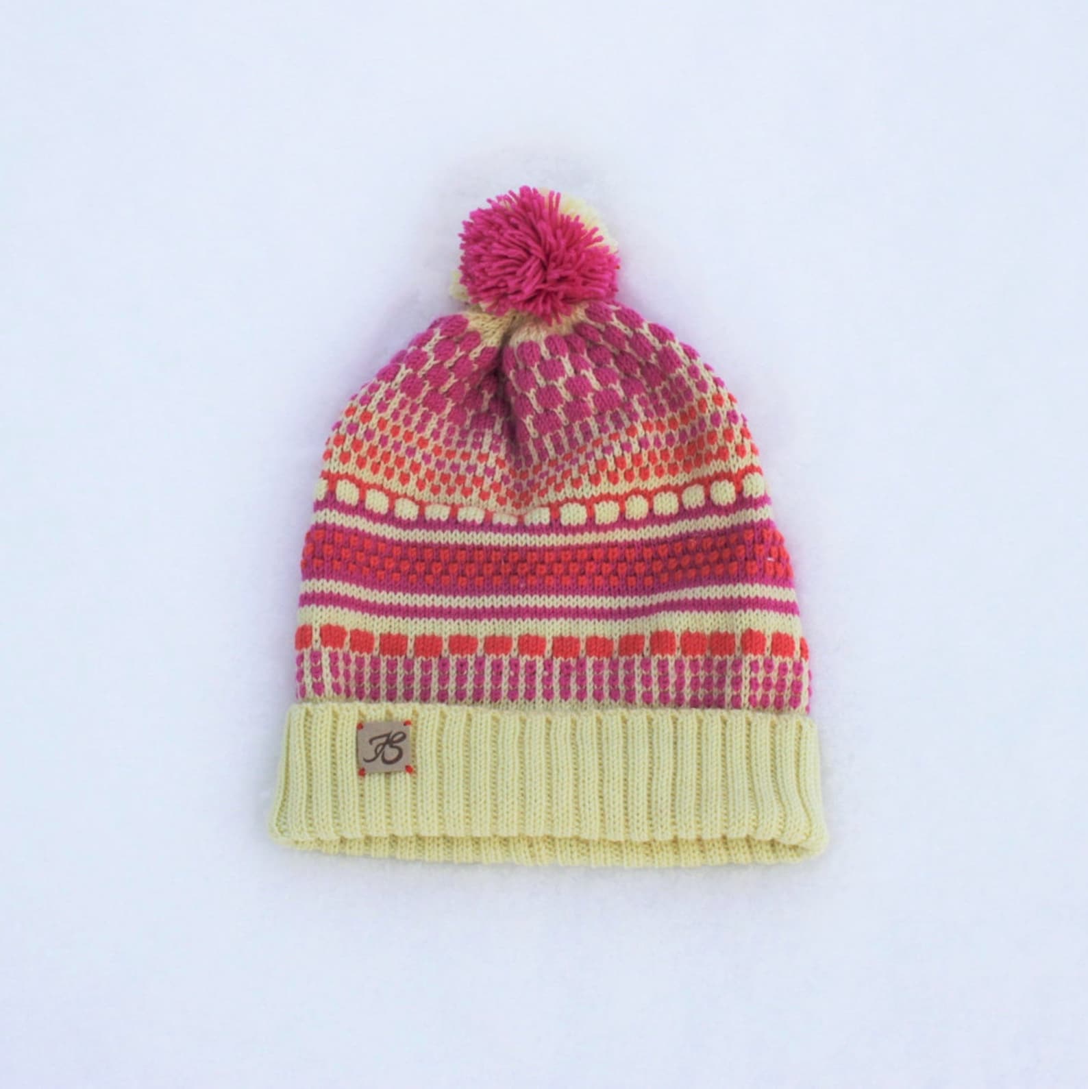 Knitted Beanie, Slouchy Hat, Colorful Cap, Gift for Her, Cap With ...