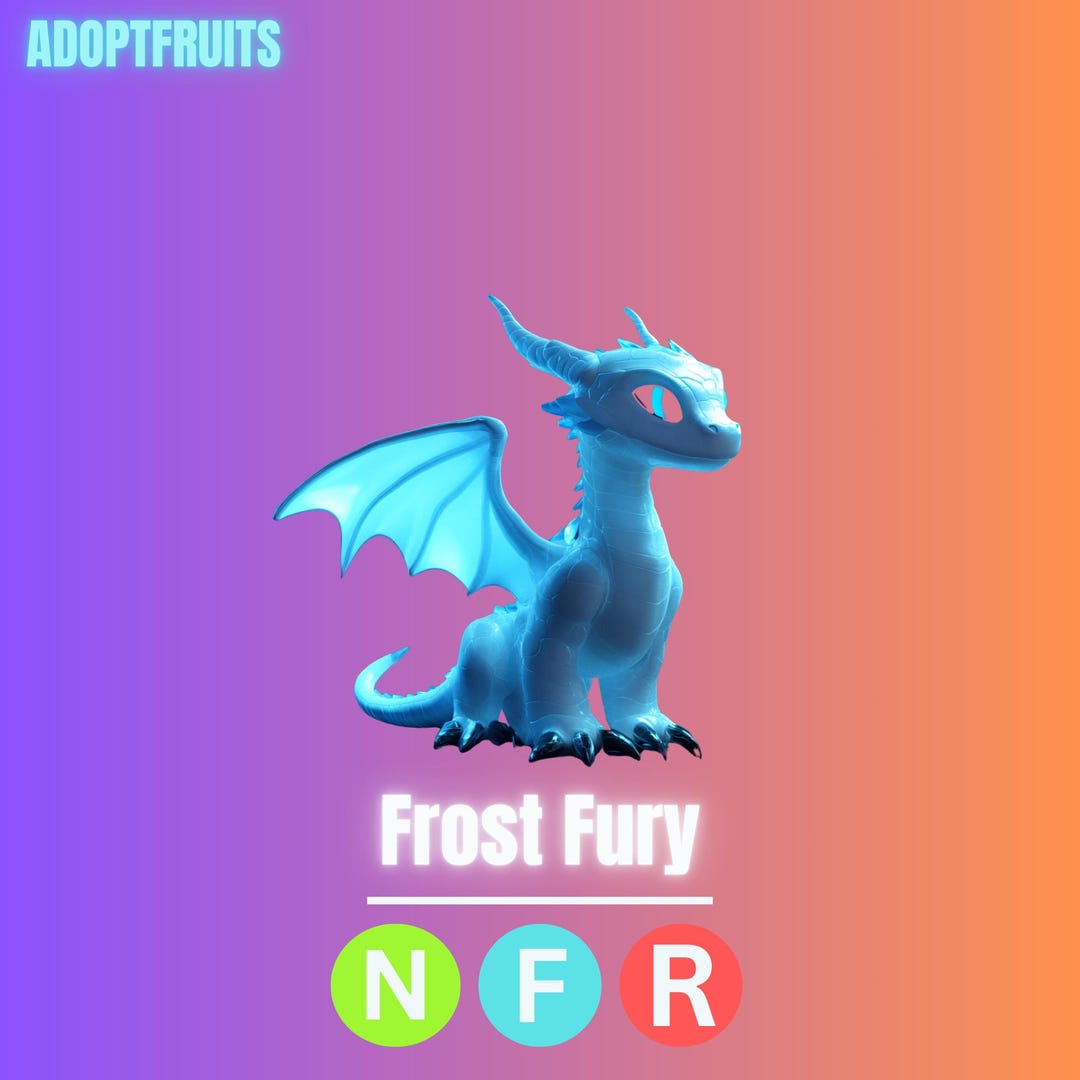 Digital Pet Frost Fury NFR Adopt Me Compatible Cheap and Fast Delivery ...