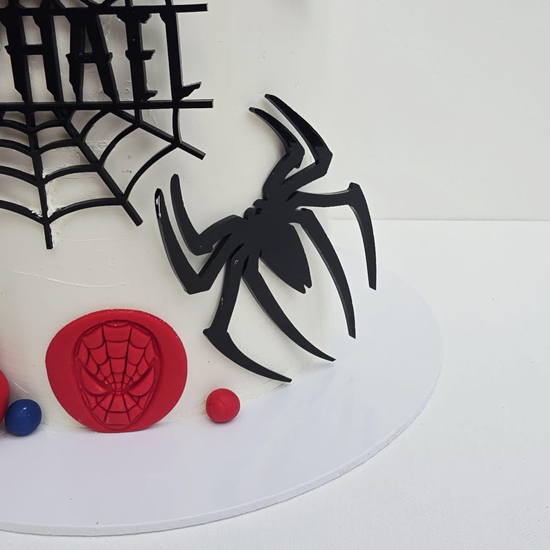 Spider-man Cake Toppers | Superhero Birthday Party Decorations | Boys ...