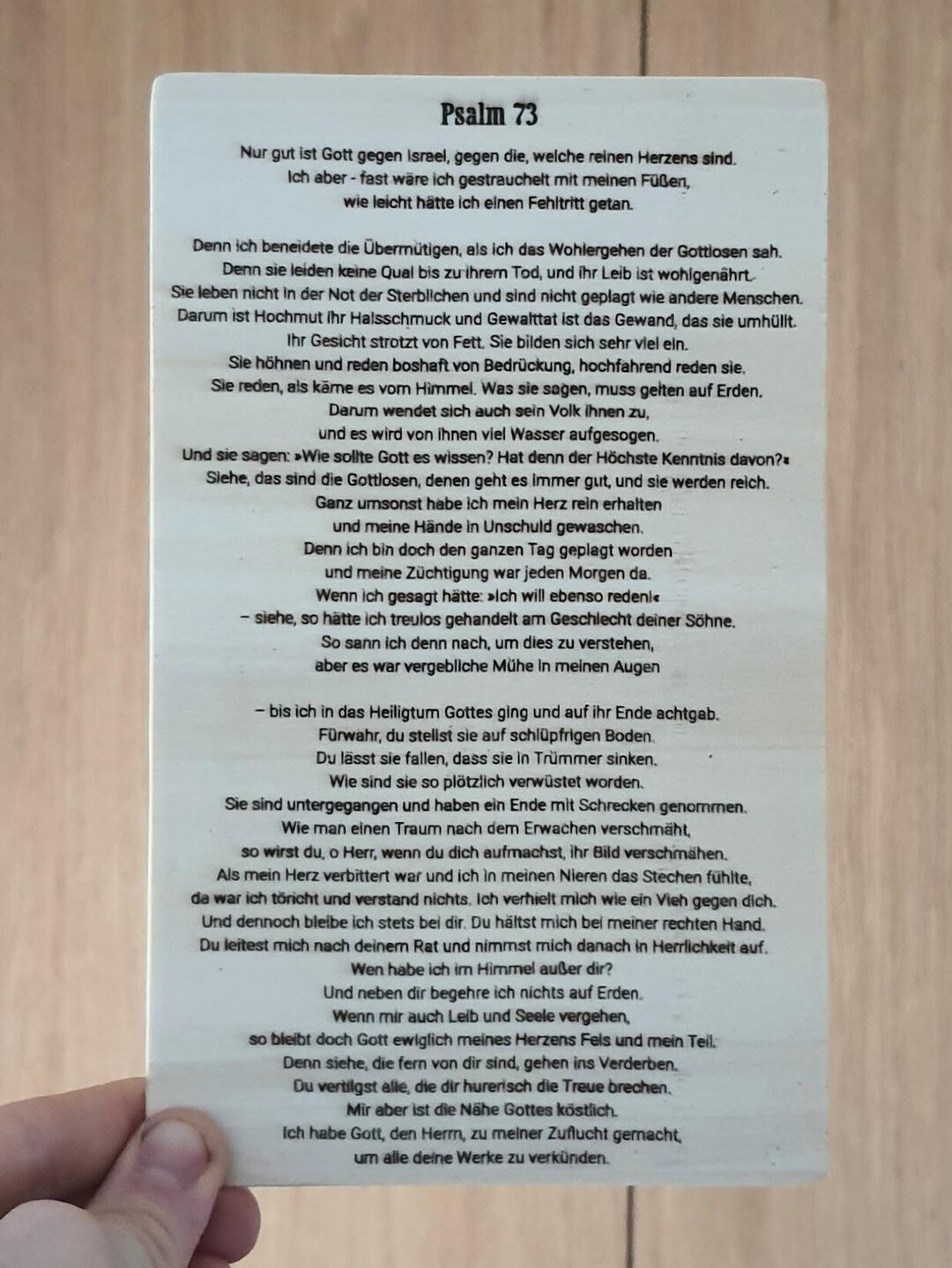 Psalm 73 - Etsy