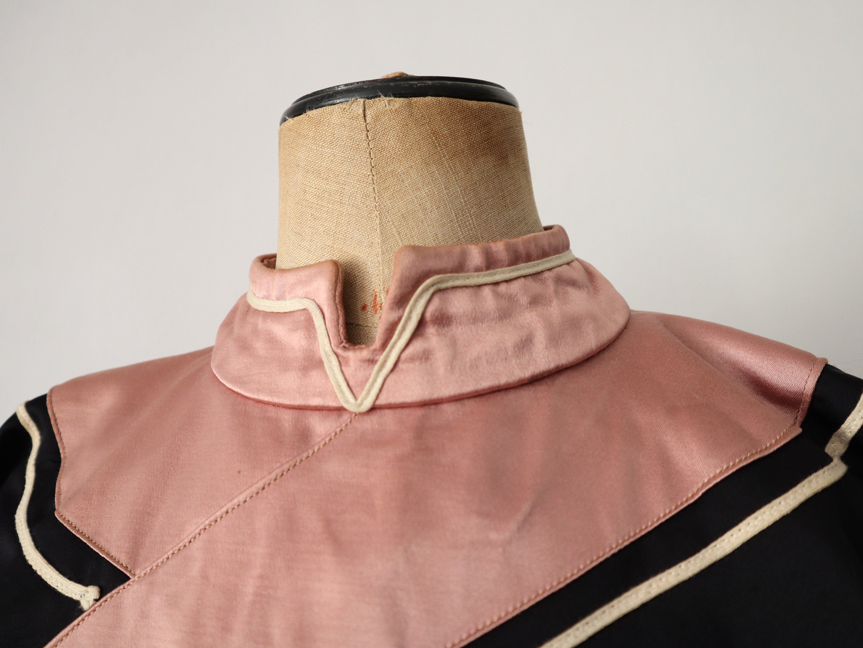 1930s French Theatre Costume Tunic Oriental Style Satin Pink - Etsy