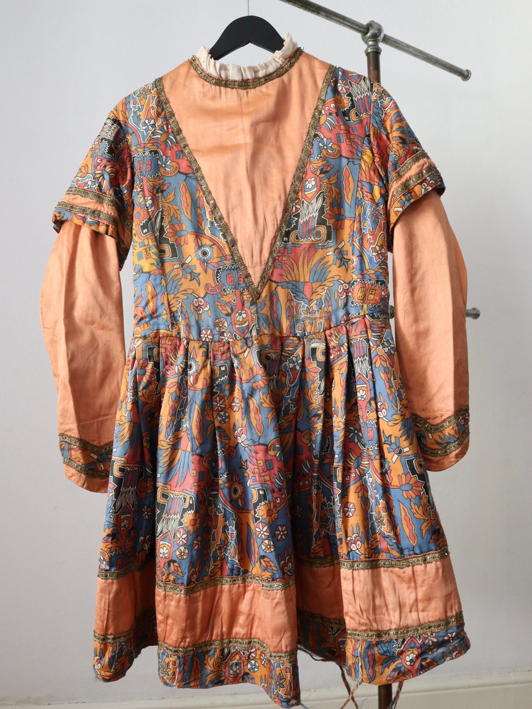 1910s - 20s French Theatre Opera Costume Tunic Dress Renaissance Style ...