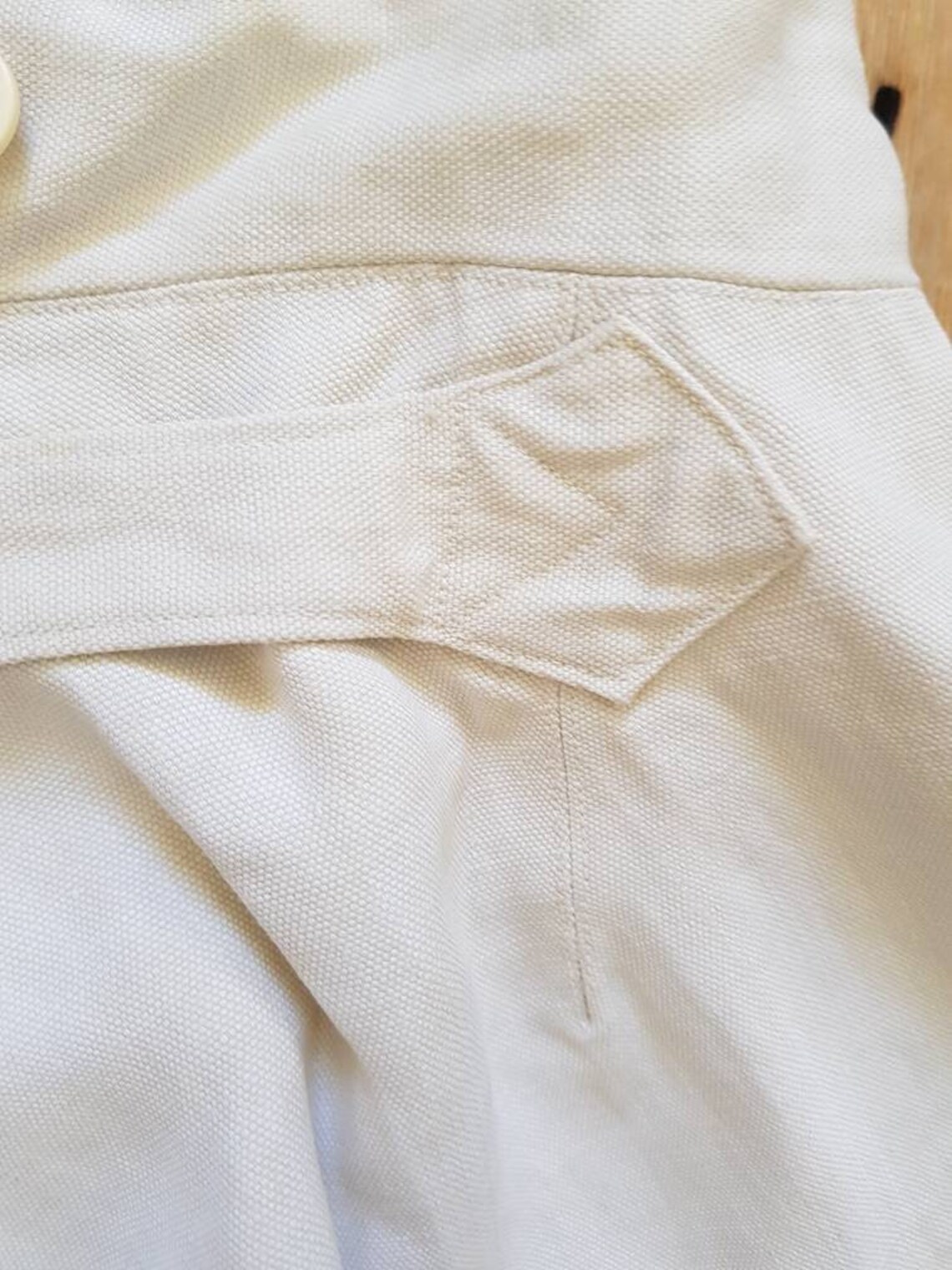 Antique French Linen Breeches White Bone Buttons Pants - Etsy