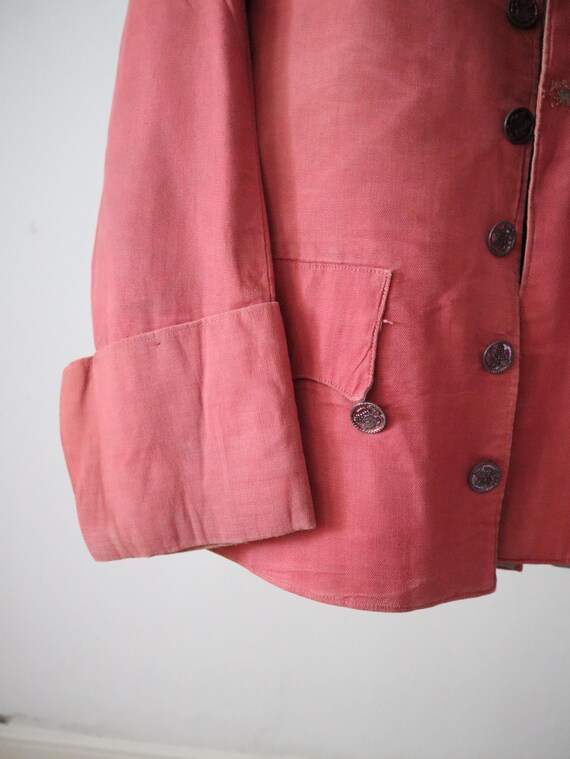 Antique Early 1900s Pink Opera Theatre Jacket Cotton … - Gem